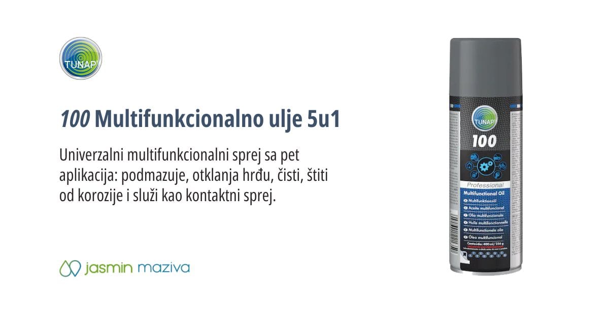 100 Multifunkcionalno ulje 5u1 500 ml 50Y | Jasmin maziva